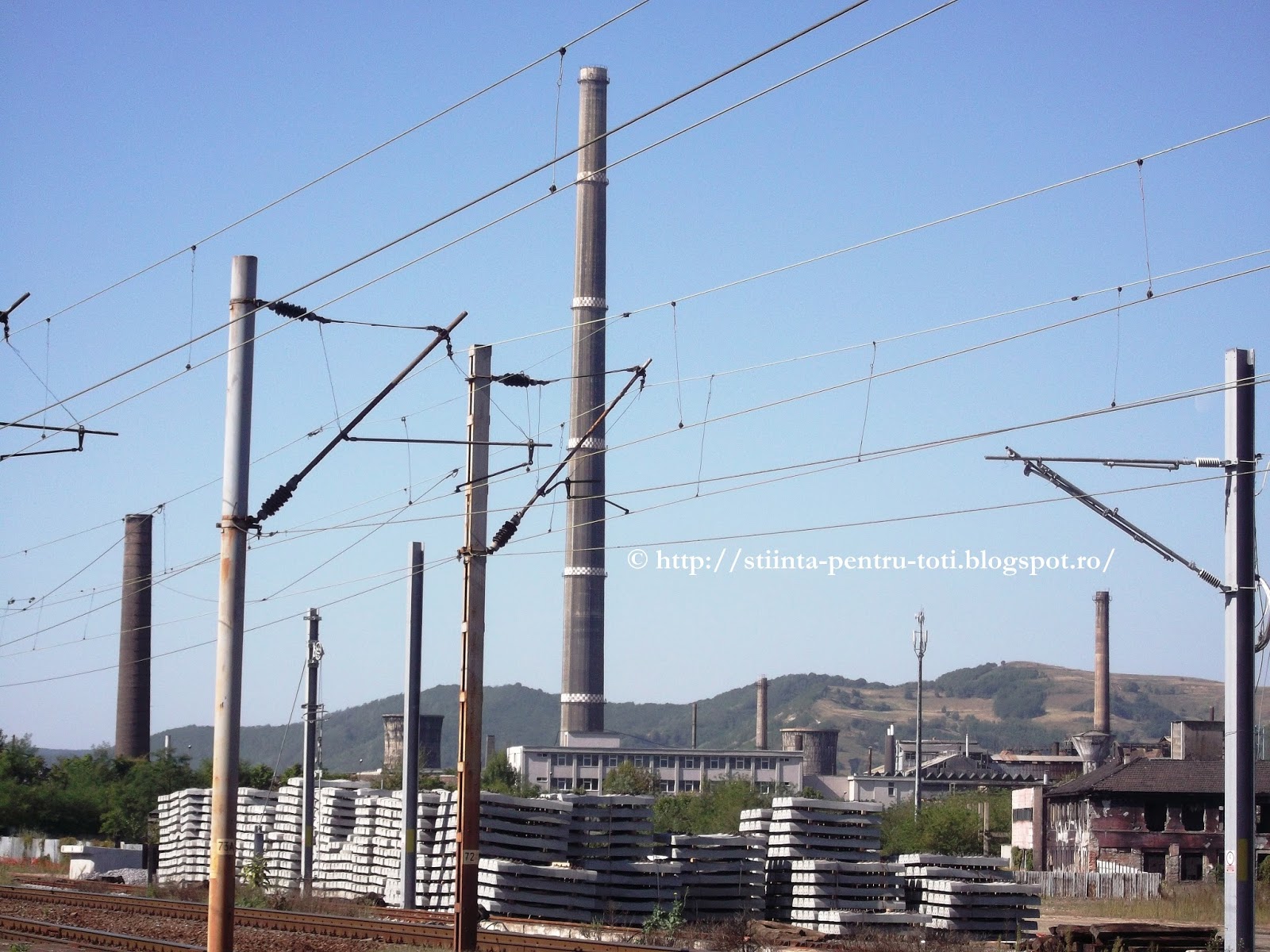 Ştiinţă pentru toţi: Un peisaj industrial - Fabrica Sometra Copşa Mică ...