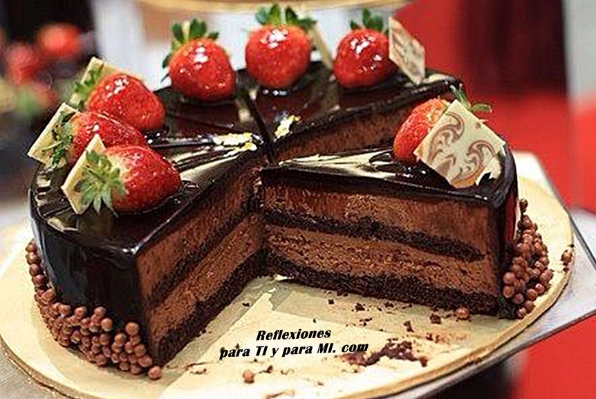 Buenos Deseos para TI y para MÍ: * Delicioso Pastel de CHocolate