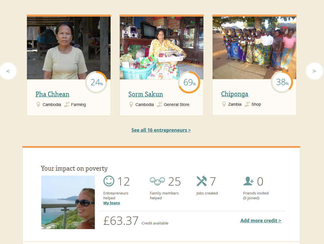Make a loan, change a life.: The new Lendwithcare website - a lender ...