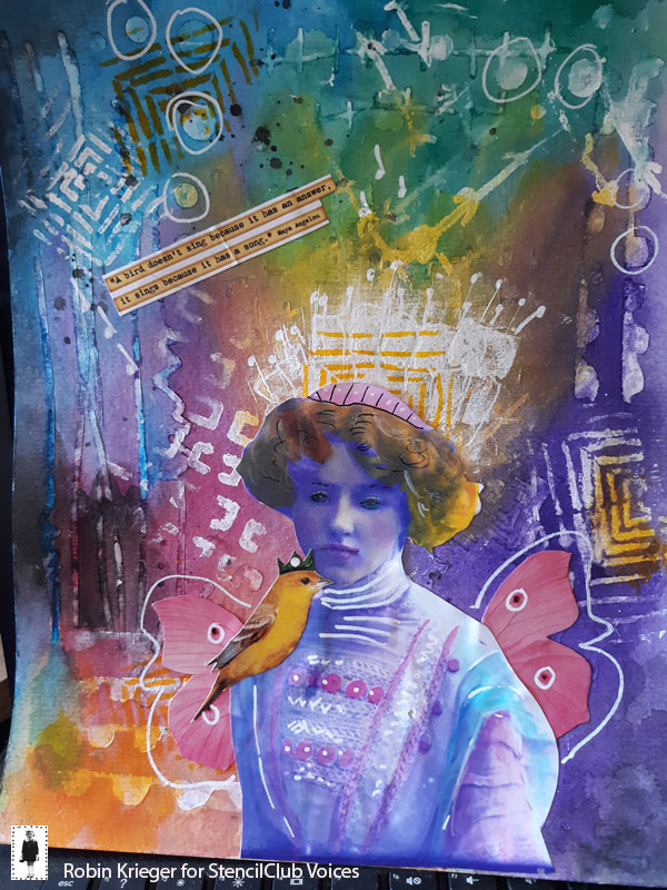 StencilGirl Talk: Stencil Club Voices are Mark Making Marvelous Art!