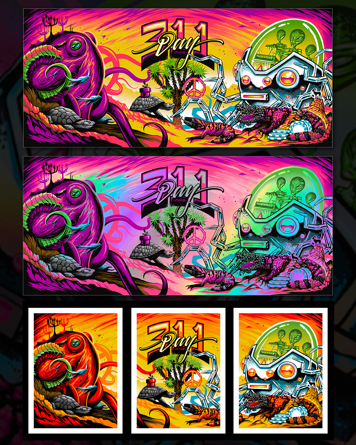 INSIDE THE ROCK POSTER FRAME BLOG: Munk One & Maxx242 311 Day Poster ...