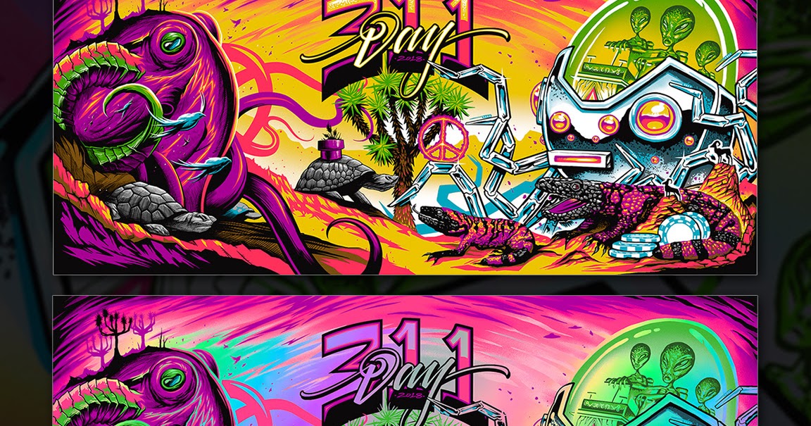 INSIDE THE ROCK POSTER FRAME BLOG: Munk One & Maxx242 311 Day Poster ...