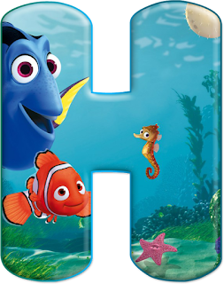 Abecedario Buscando a Nemo y Buscando a Dory. Finding Nemo Alphabet ...
