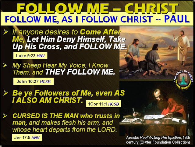The BIBLE EXPLAINER & REVELATOR: ARE YOU FOLLOWING CHRIST, OR ARE YOU ...