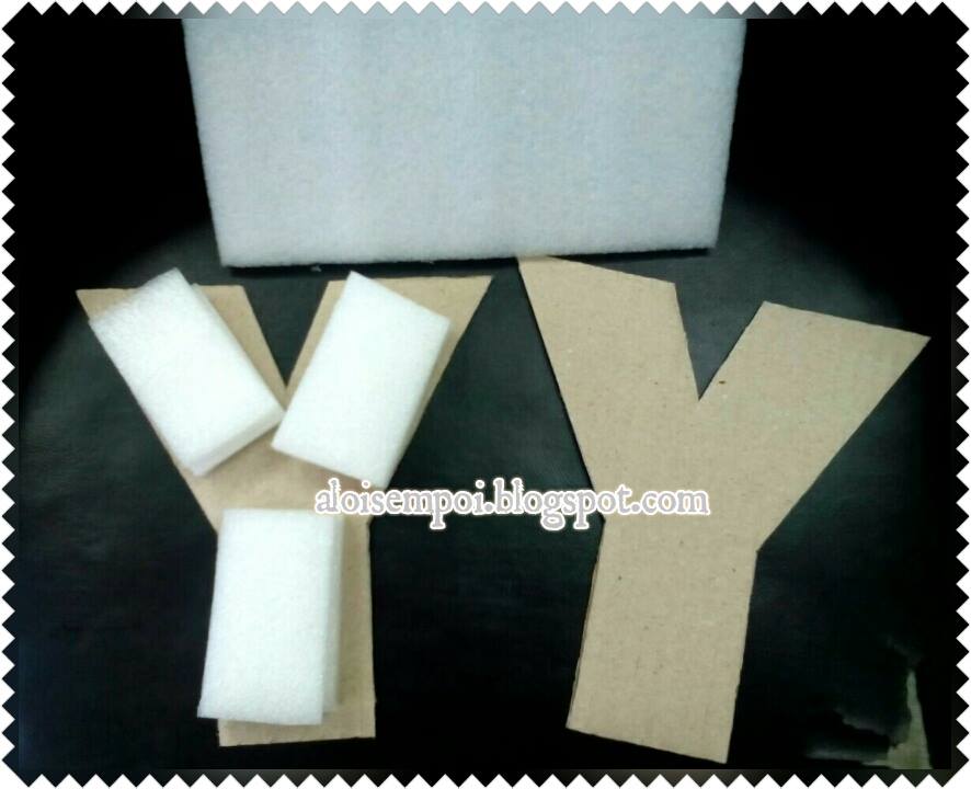 ~ My Journey Of Life ~: DIY Huruf Blok / Block Letters