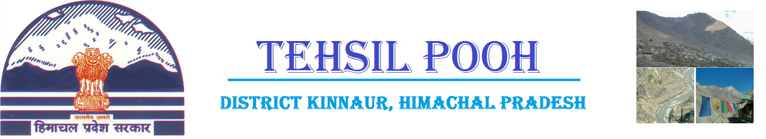 Tehsil Pooh, Kinnaur