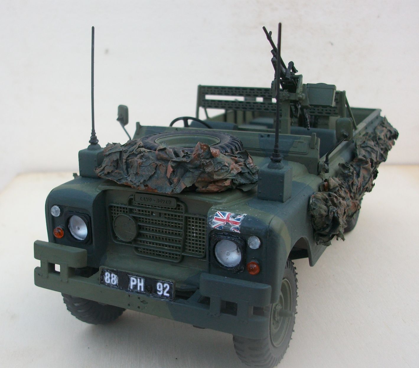 Maquettes Dioramas Sampiero Models: Land Rover 109 paratroopers