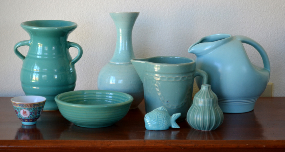 The Copycat Collector: COLLECTION #146: Turquoise Pottery