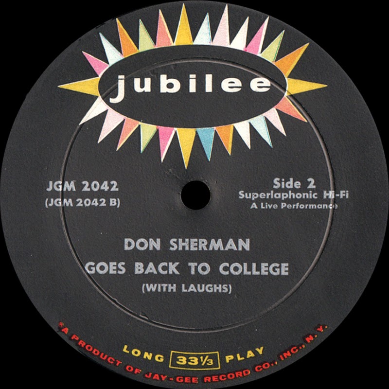 Vintage Stand-up Comedy: Don Sherman - Don Sherman Goes Back To College ...