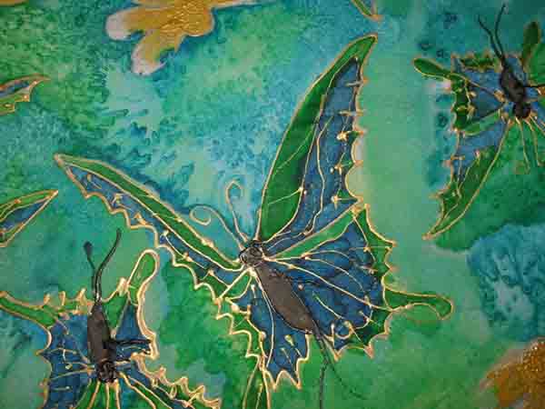 The Crafty Little Butterfly: Silk Painting