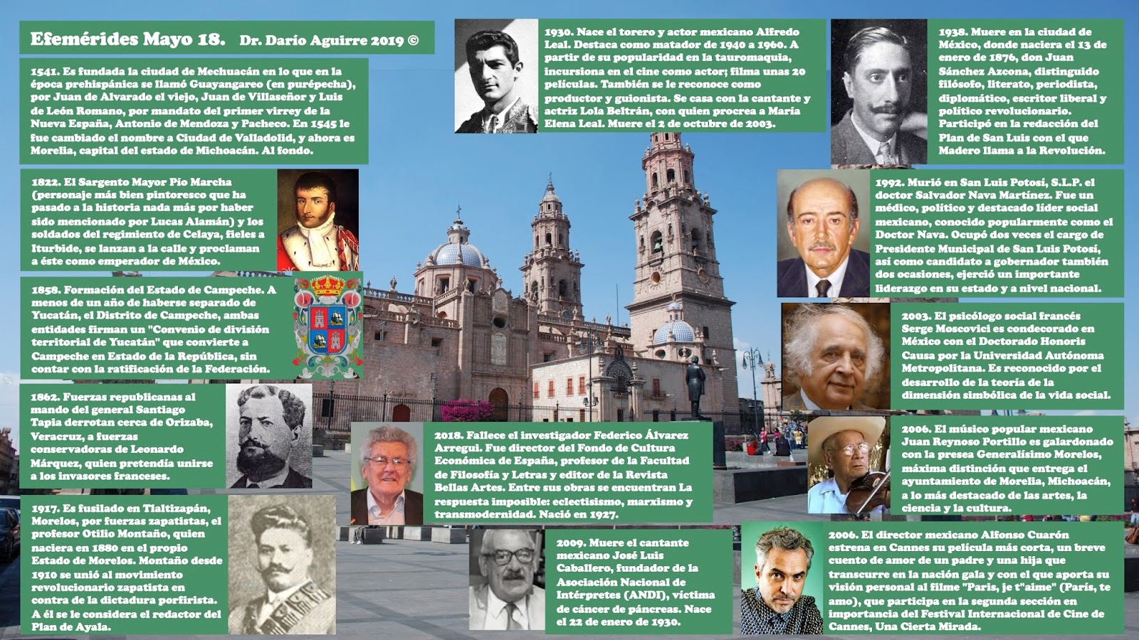 El maestro: Efemérides Mexicanas Mayo 18