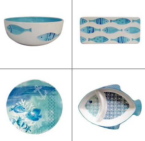 Coastal & Nautical Outdoor Dinnerware
