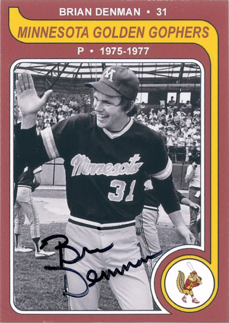 Minnesota Sports Autograph Project: BRIAN DENMAN