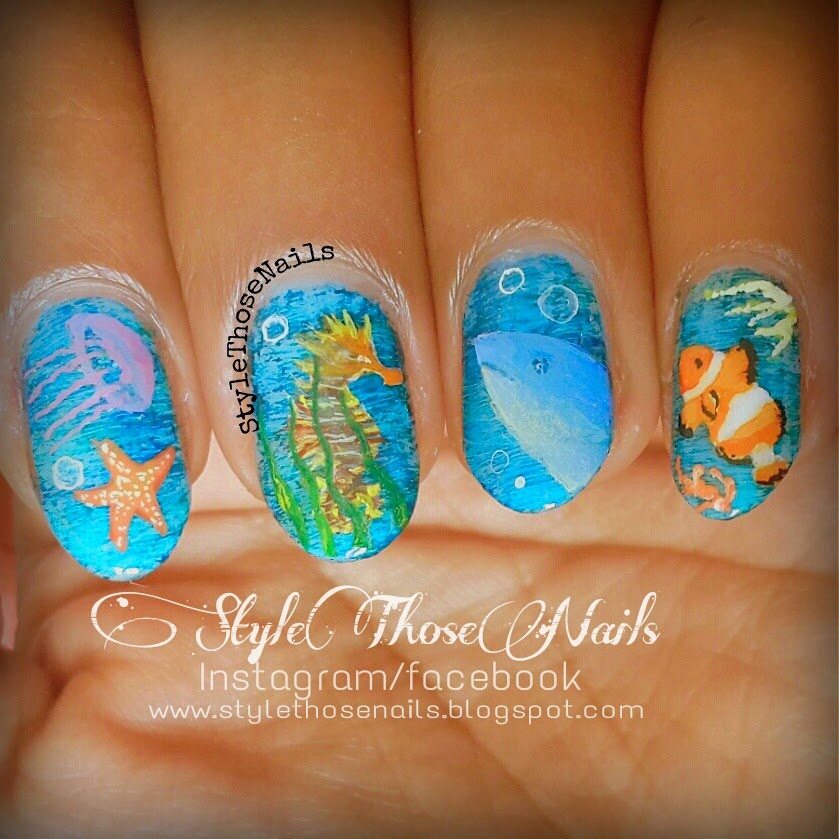 Style Those Nails: Sea Creatures Nailart for Summers