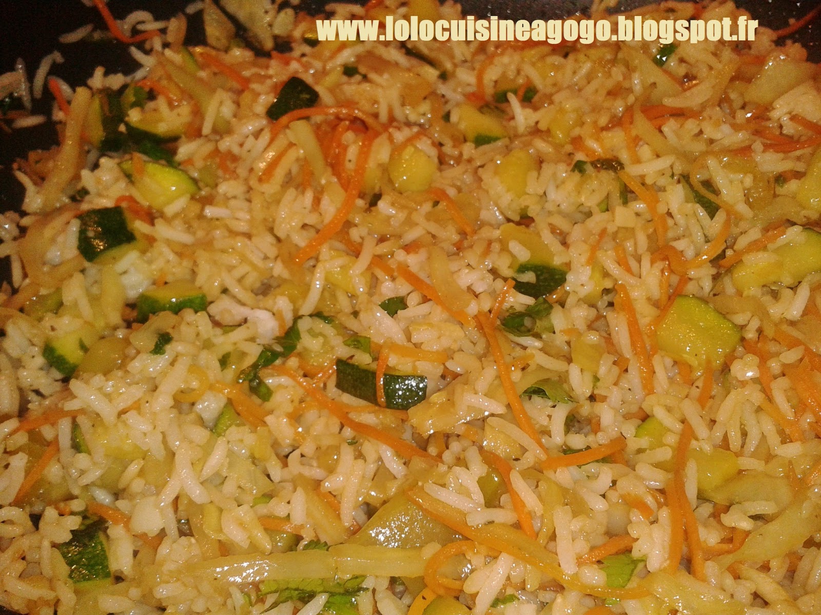 Lolo cuisine à gogo: Riz et julienne de légumes parfum coriandre