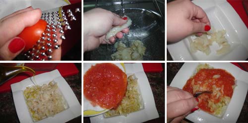 Recetas sencillas de cocina: Tomate rallado