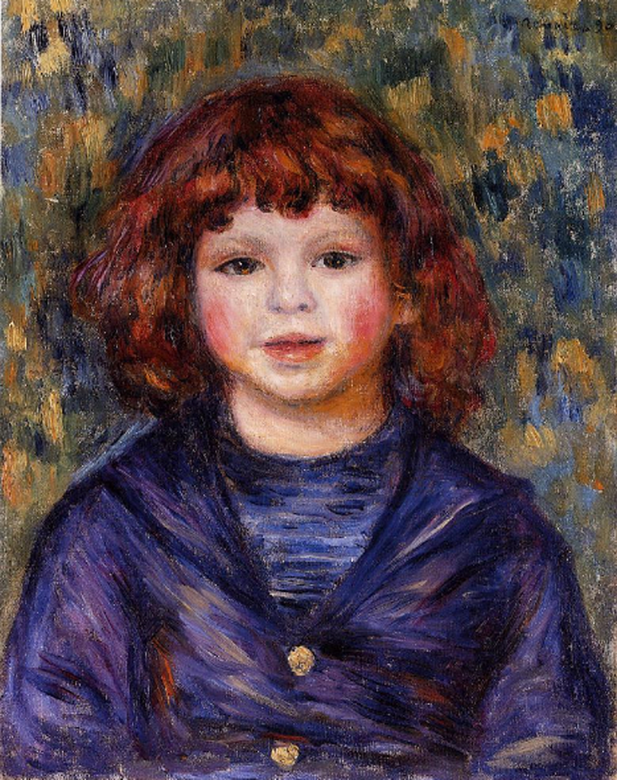 House of the Purple Worms: Self Portrait in Style of Renoir
