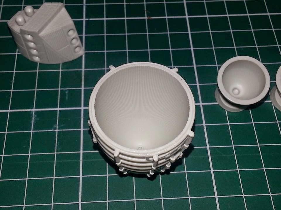 Bruce's Scale Modeling Domain: Part 3 - Orbiter's Aft Main Engines/OMS ...