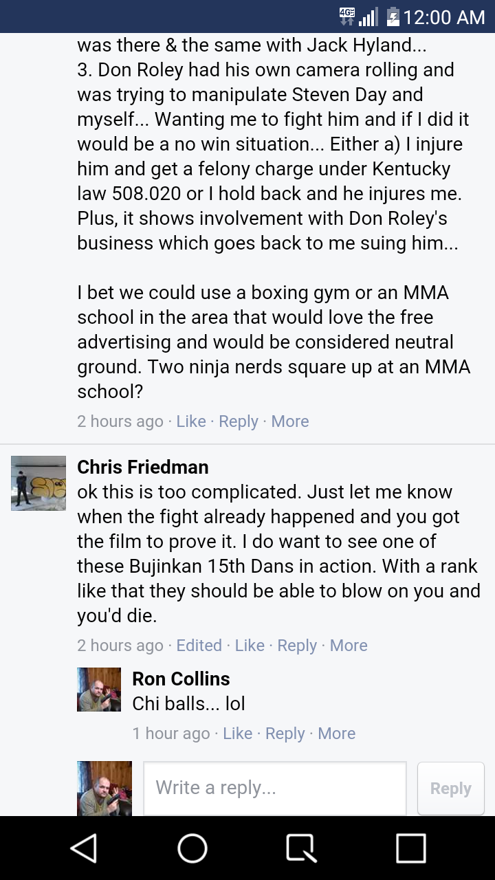 Black Dragon Ninjitsu: Watching Don Roley, Fail Part 2