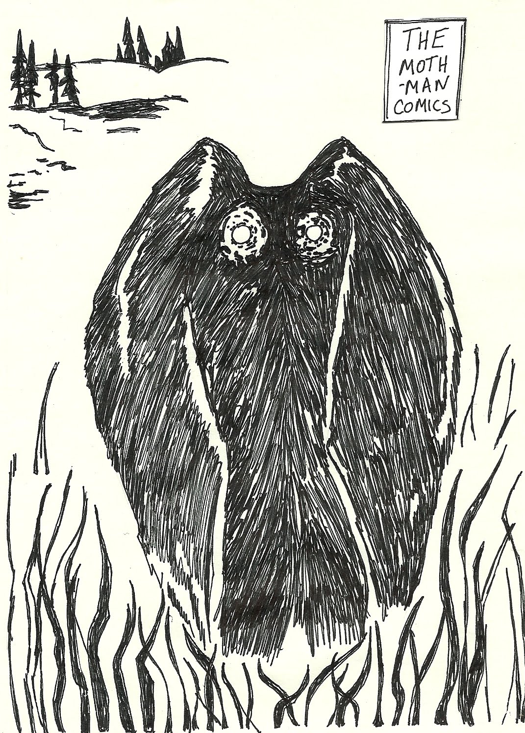 Every Day Is Like Wednesday: A comic book you can buy: The Mothman Comics