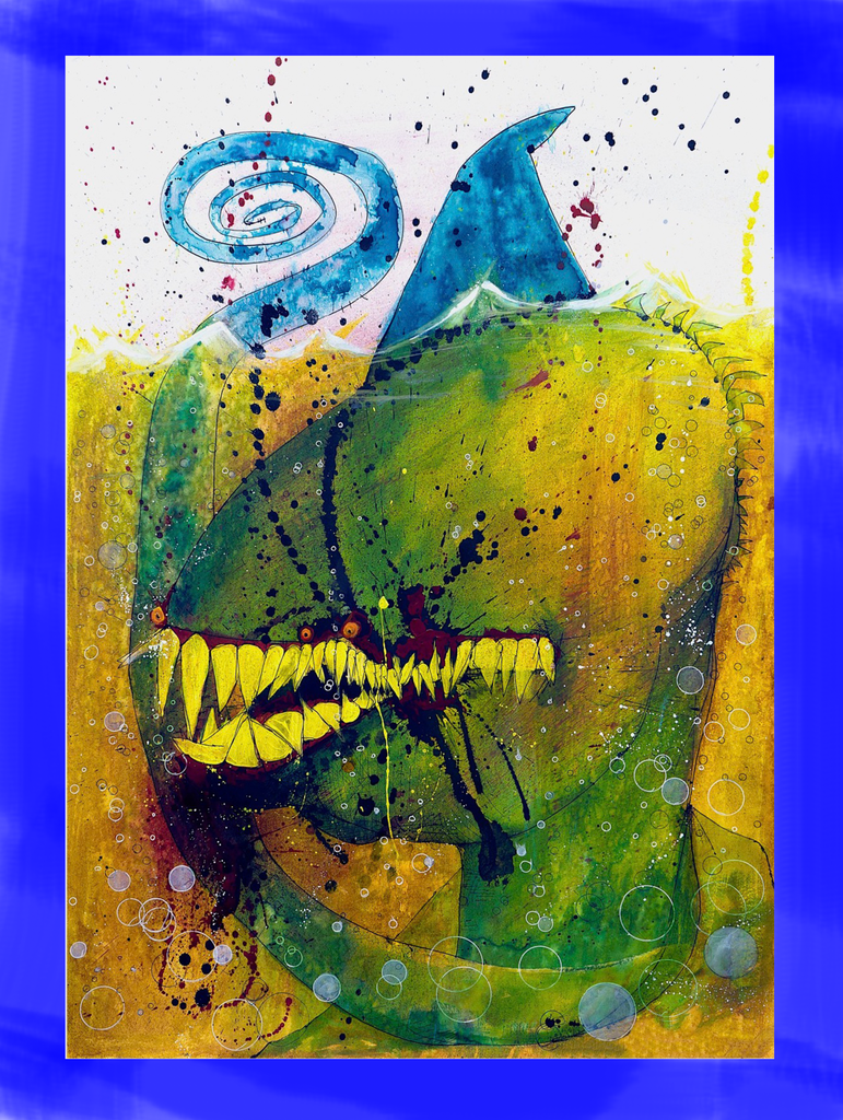 INSIDE THE ROCK POSTER FRAME BLOG: Joey Feldman Serene Sea The Kraken ...