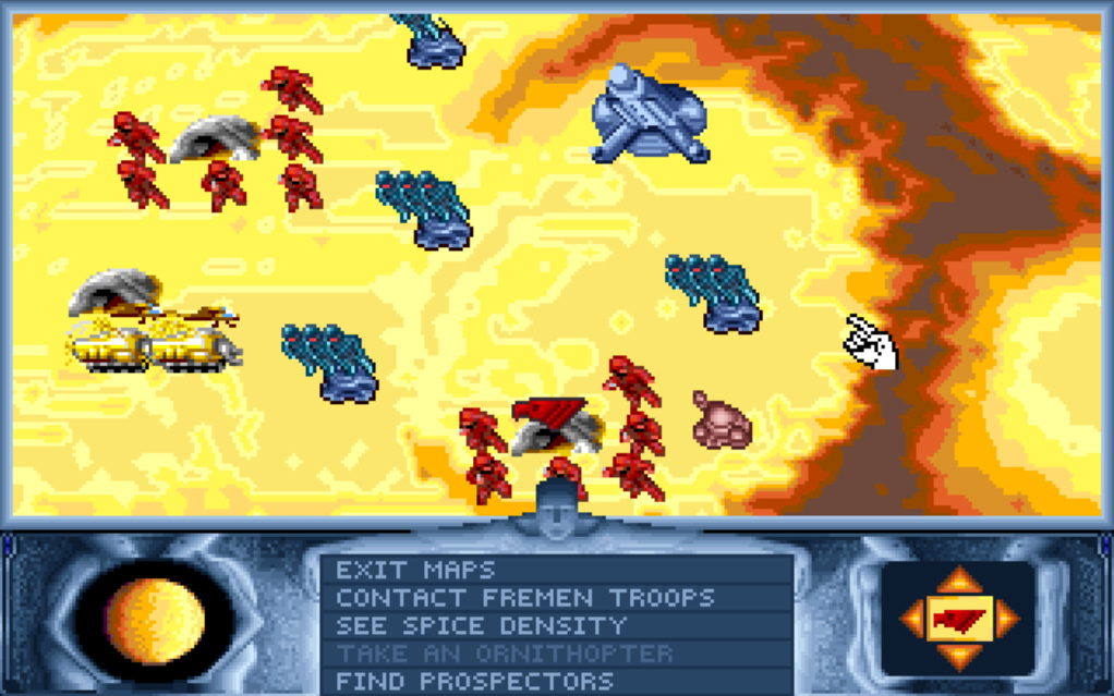 The Best Games Ever: Dune 1 - Fremen Sietch Caves Locations Screenshot