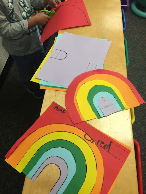 Rainbow Math and Literacy Activities - I Love Kindergarten