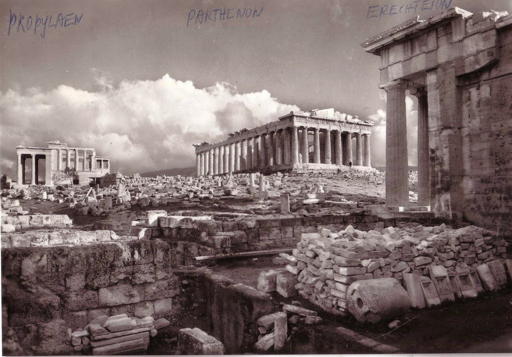 Pictures of Acropolis of Athens, Greece in 1961 ~ Vintage Everyday