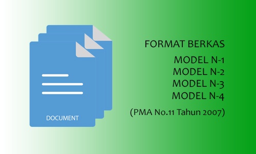 Format Model N1 N2 N3 dan N4 Berdasarkan Lampiran PMA No.11 Tahun 2007 ...