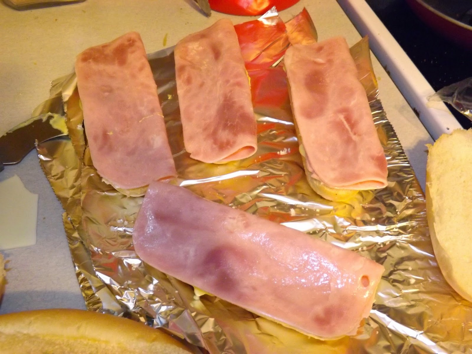 FoodThoughtsOfaChefWannabe: Food Truck Baked Ham and Cheese Sandwiches