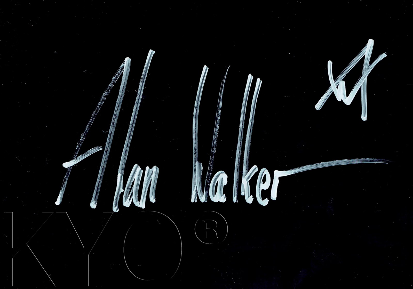 Chris Autographs: Alan Walker