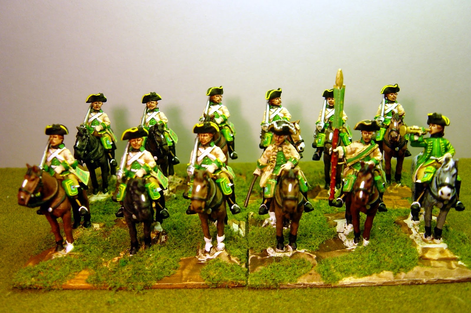 Painting Wargames Figures: SYW: Hessian Cavalry (2)