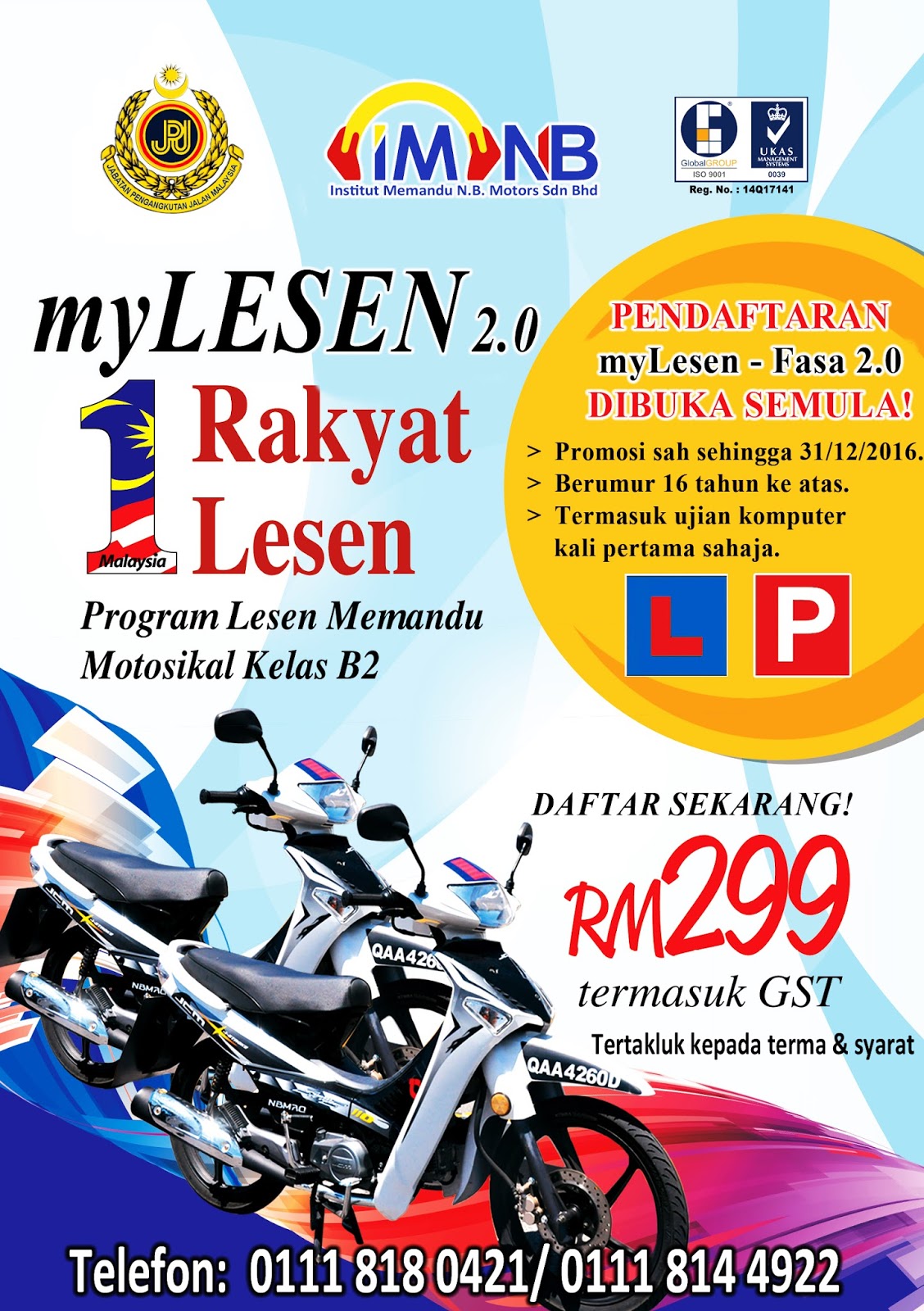 INSTITUT MEMANDU N.B. MOTORS SDN BHD: MY LESEN 2.0