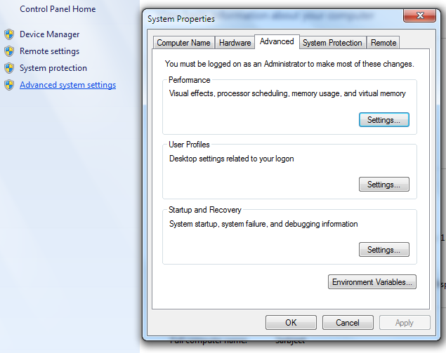 Behind Java Scene Set Classpath In Windows