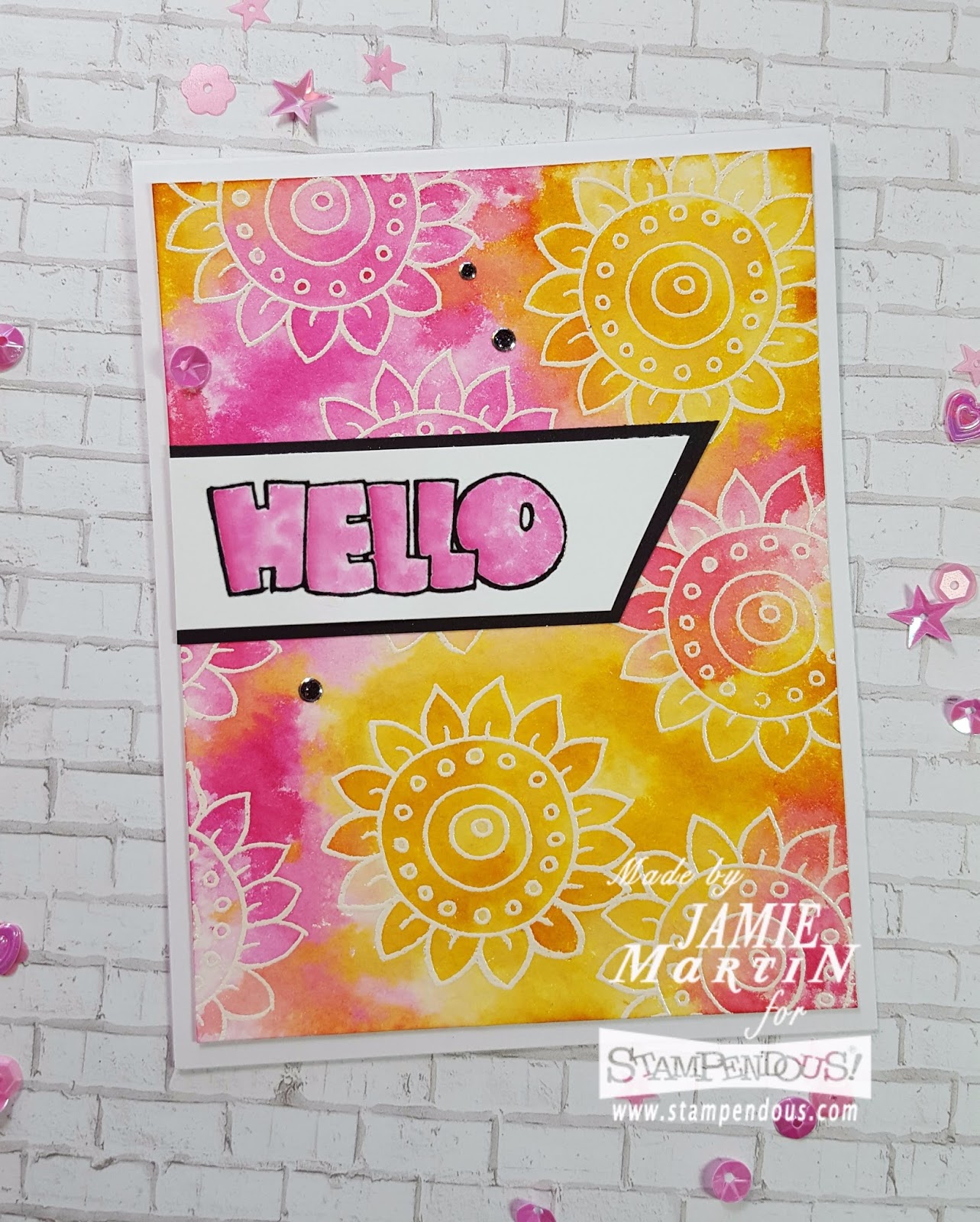 Stamp This!: Watercolor Hello