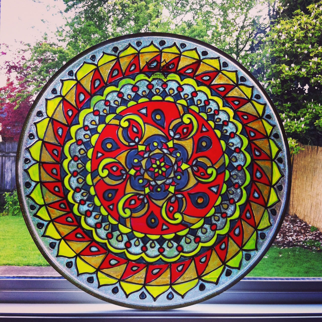 Eye Pop Art: The beat goes on with my new upcycled drum head mandalas