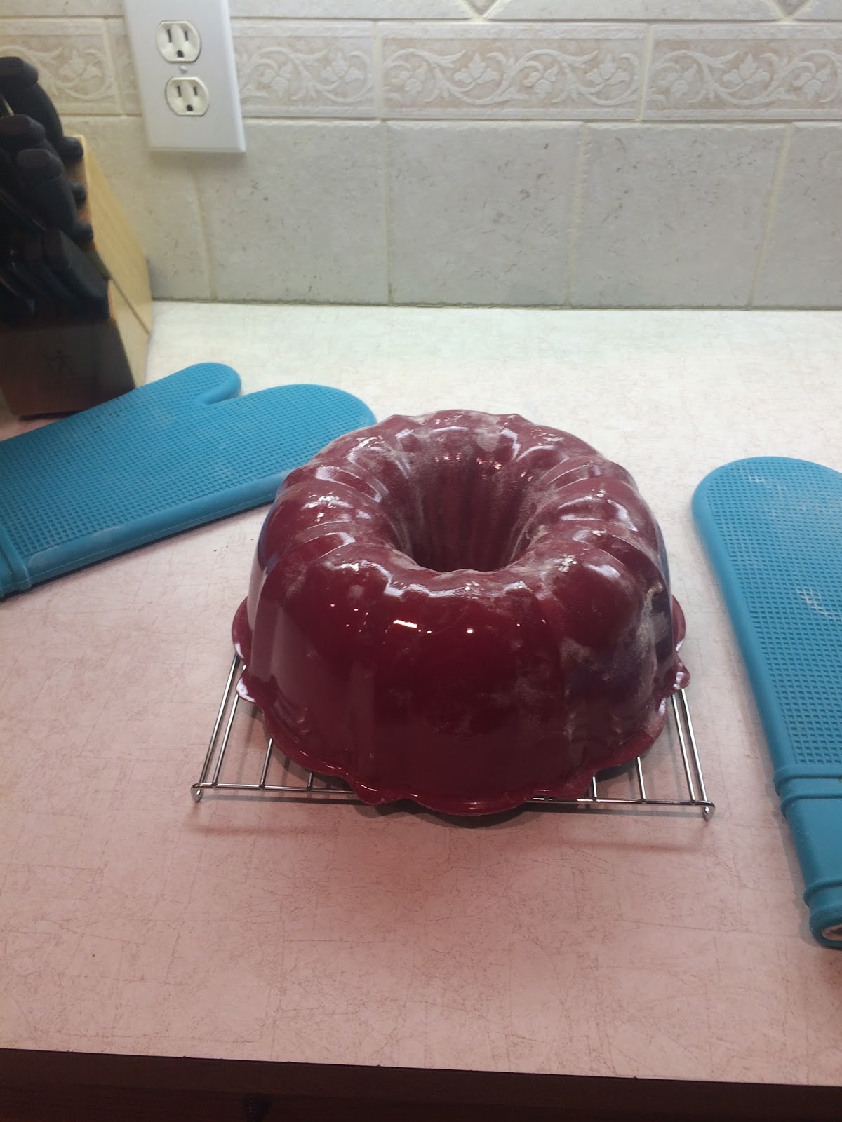 Knead Math?: Chocolate Zucchini Bundt Cake