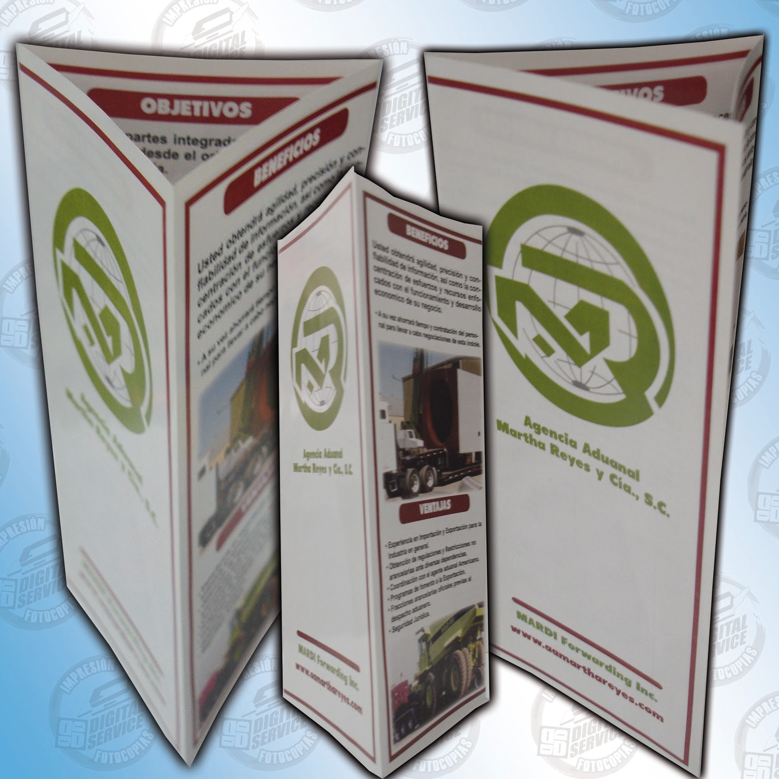 Impresión 24 horas y trabajos urgentes: TRIPTICOS