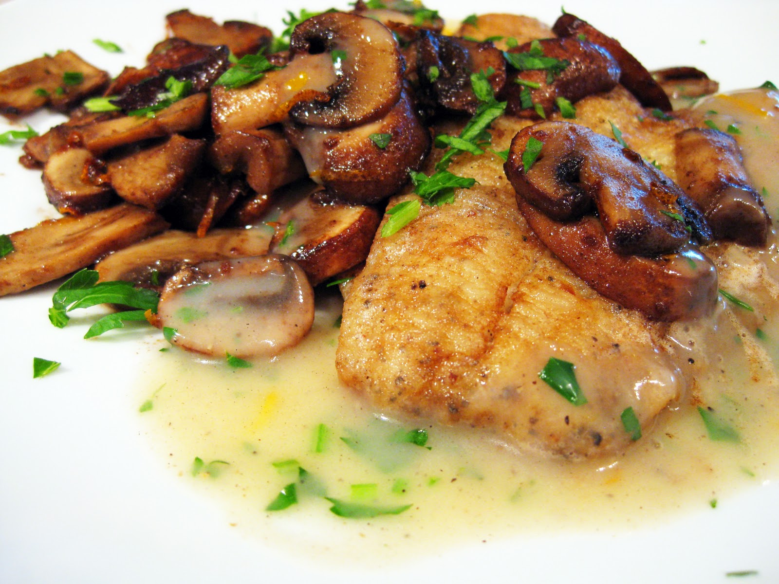la sociologue gourmande: Sole Meuniere with Mushrooms