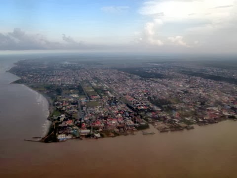 Georgetown from the Air - Guyana