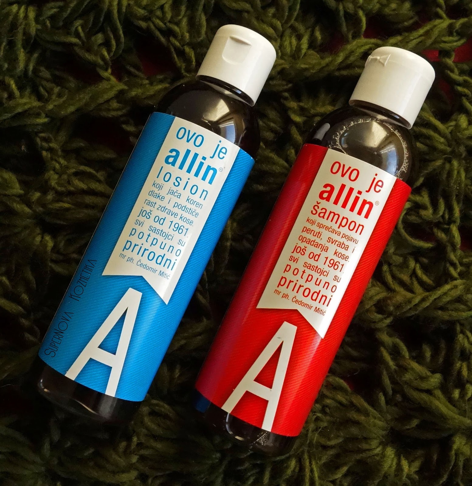 SuperNova Kozmetika: Allin šampon protiv peruti, svraba i opadanja kose