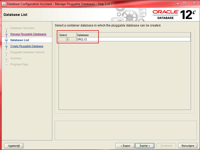 Oracle Knowledge Table: Create PDB with Sample schemas in DB12c