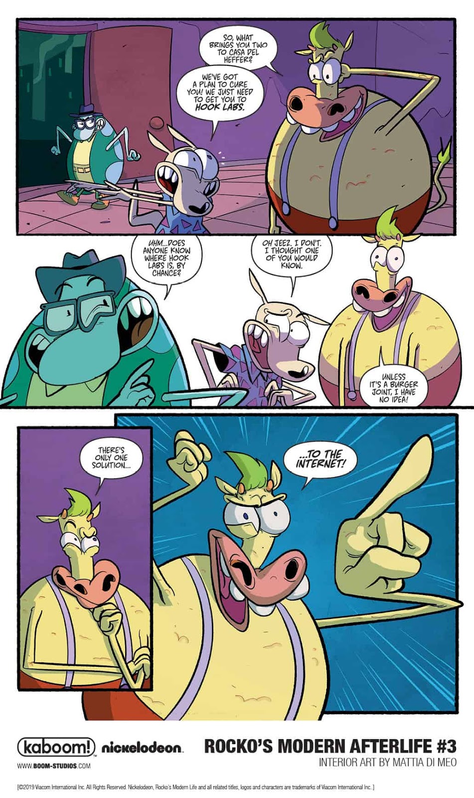 NickALive!: Preview: First Look at ‘Rocko’s Modern Afterlife #3’ from ...
