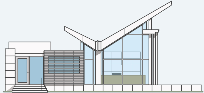 PRANCHETA DE ARQUITETO: PROJ RESIDENCIAL: NEUGEBAUER HOUSE, NAPLES