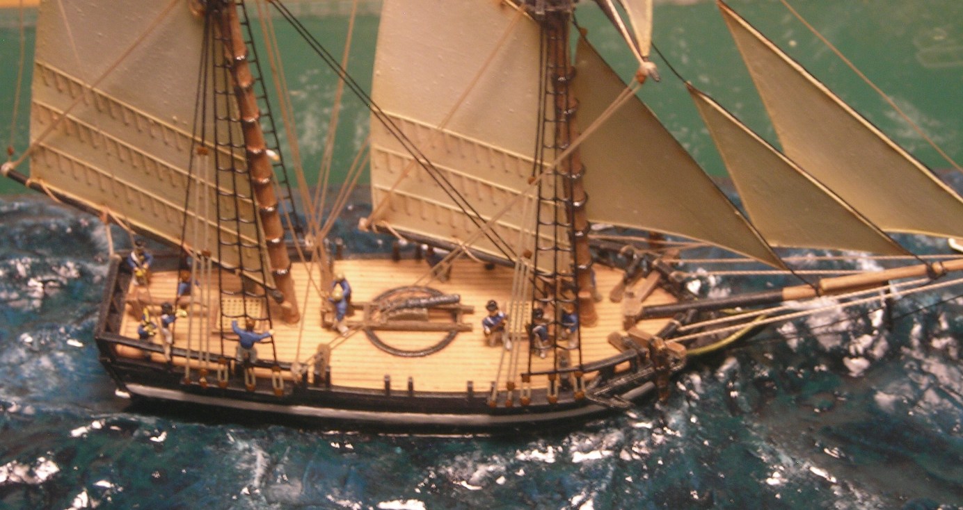 J White's Gallery: Langton Miniatures 1/300 Schooner