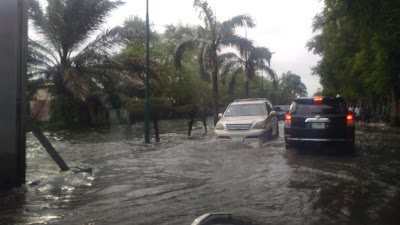 This is what yesterday evening's rain did to VGC