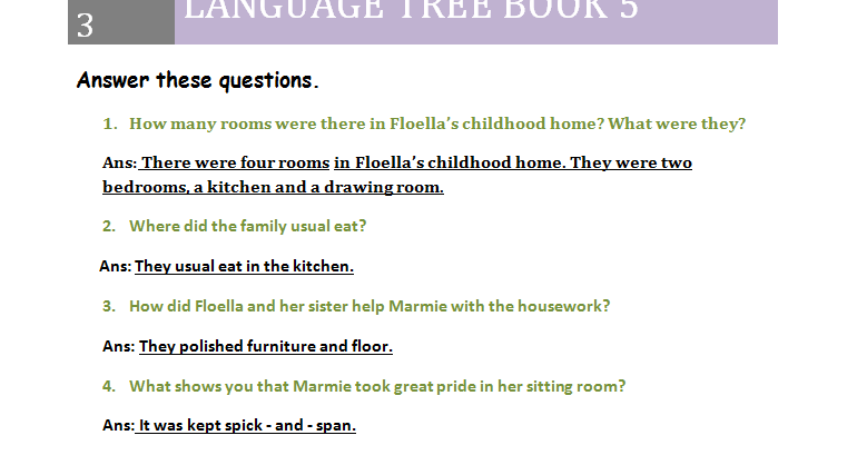 onlineworksheets: Language Tree Book 5 Unit 3