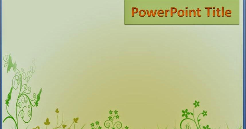3 Free Nature PowerPoint Design Template ppt Background and Themes 2007 ...