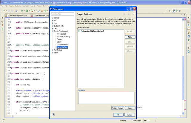 RAC Customization - Eclipse Debug mode Setup