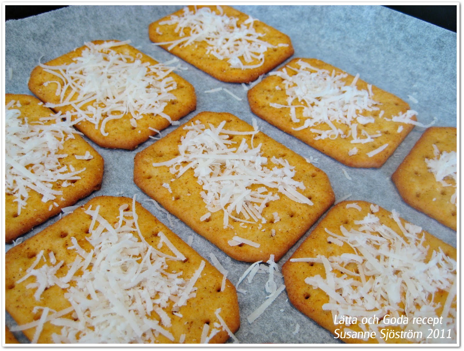 Lätta och Goda recept: Kex med parmesan